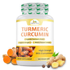 Organic Veda turmeric capsules for health