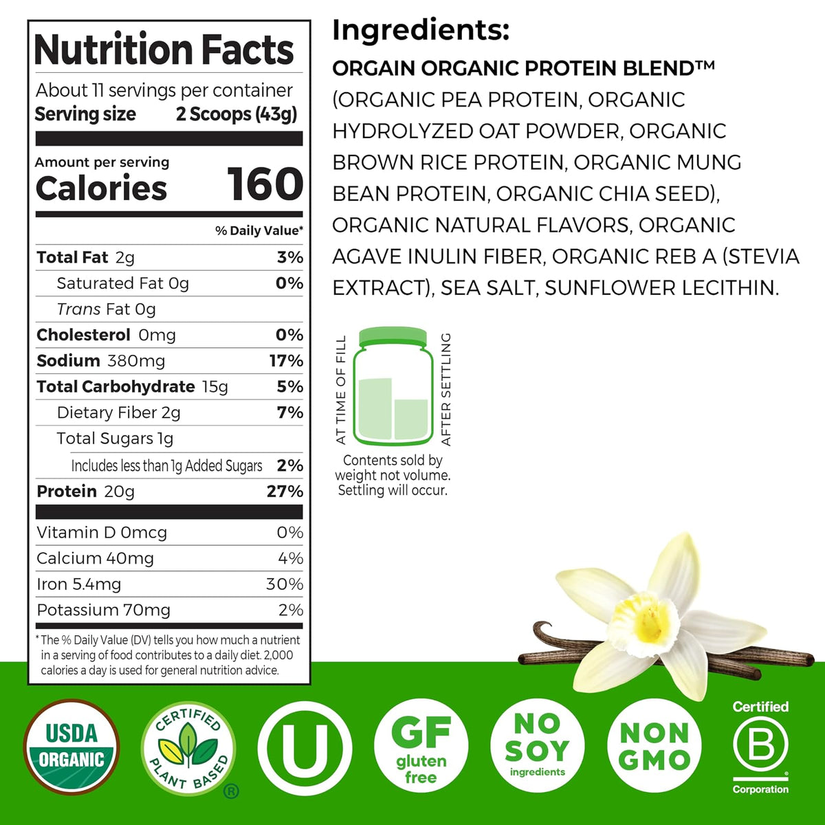 organic vegan protein for smoothies