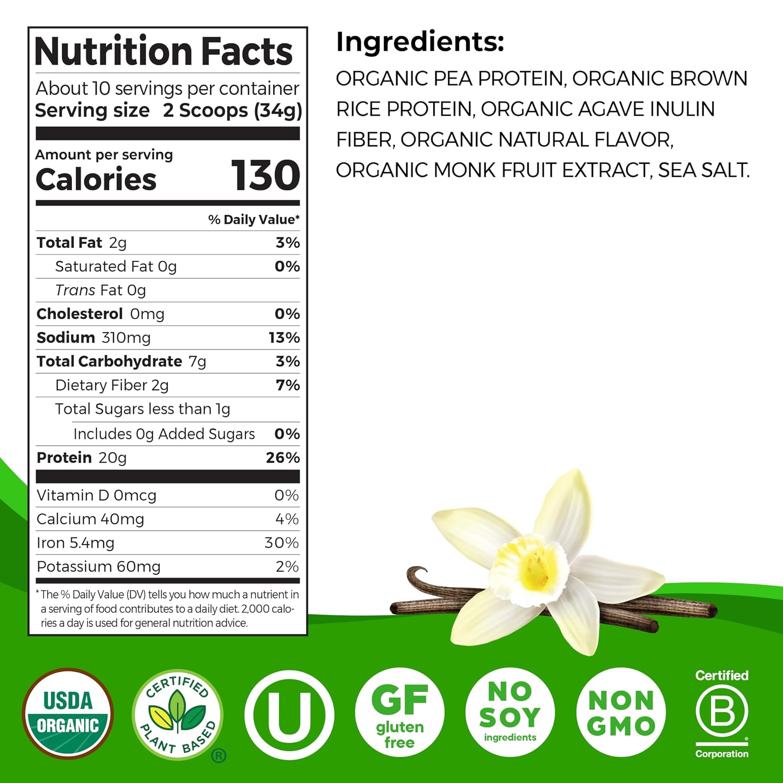 organic vegan protein powder for athletes
