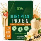Organic vegan protein powder vanilla