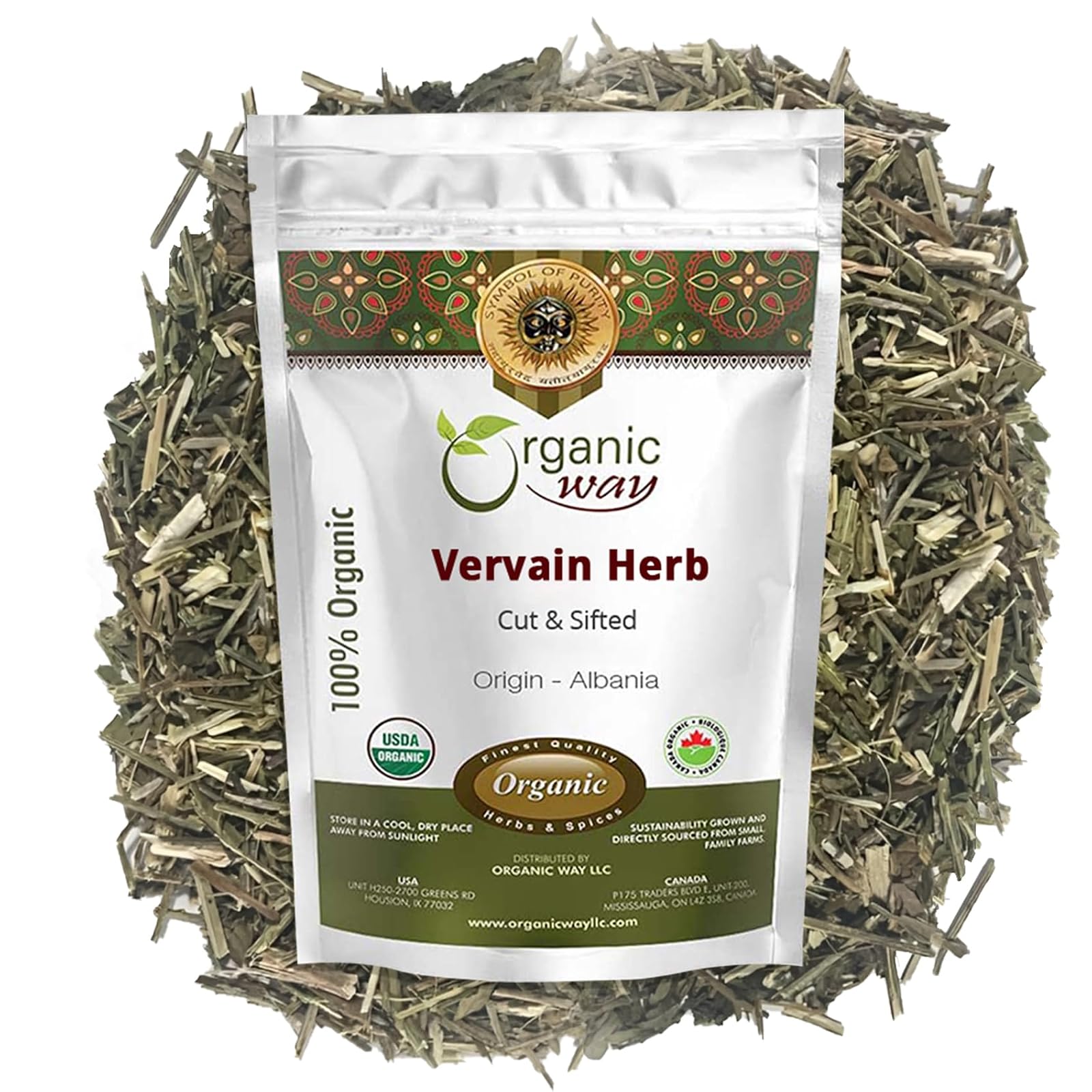 organic vervain herb for relaxation