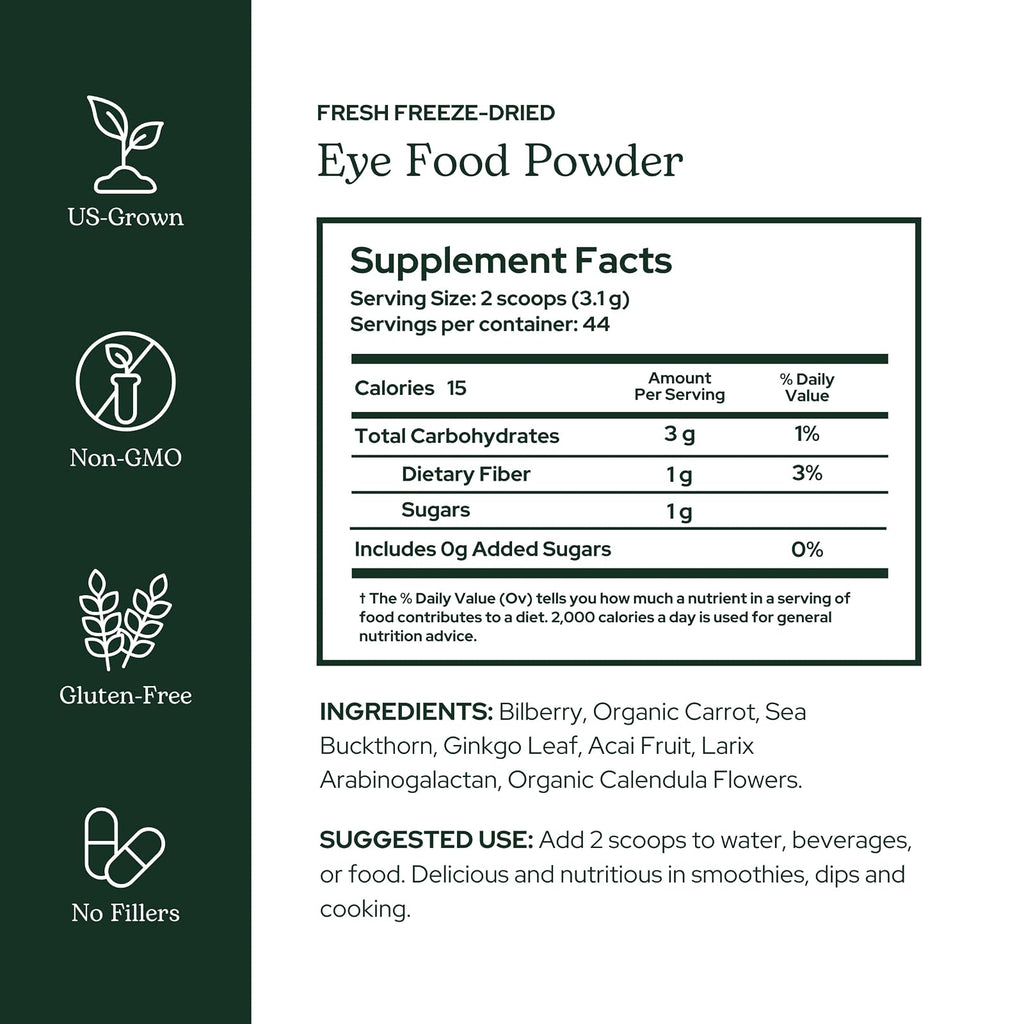 Organic Vitamin A for vision support