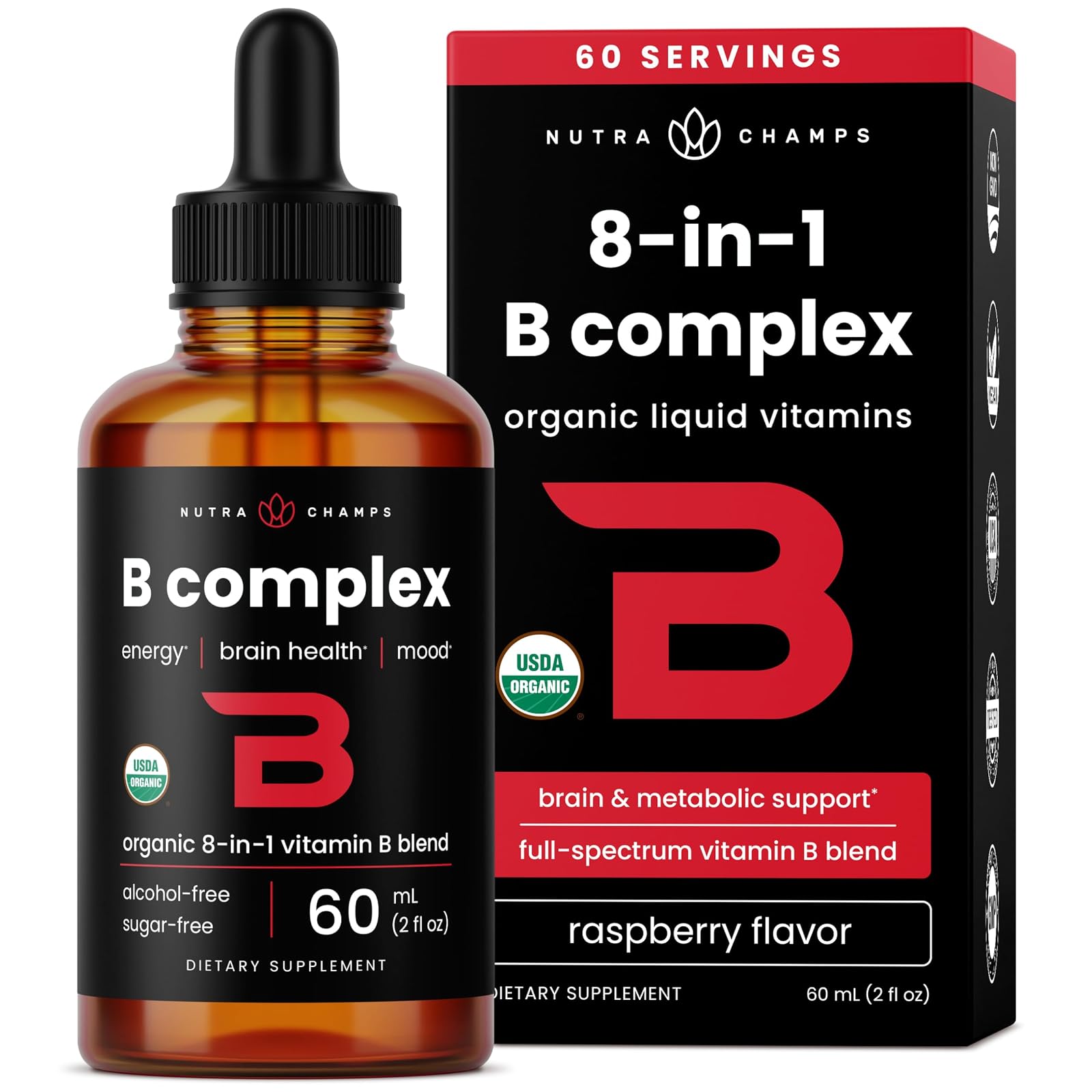 organic vitamin b complex liquid drops
