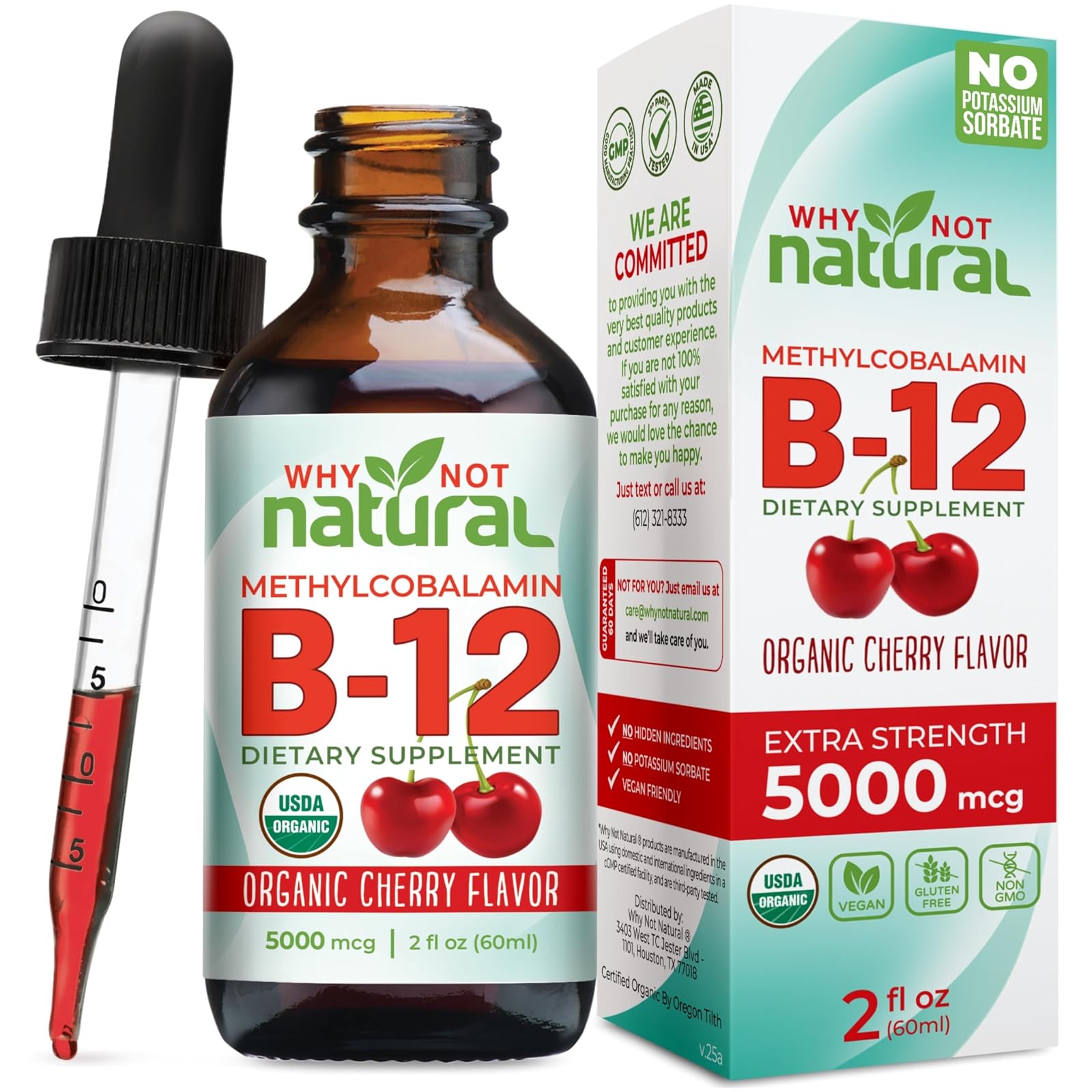 organic vitamin b12 drops 5000 mcg