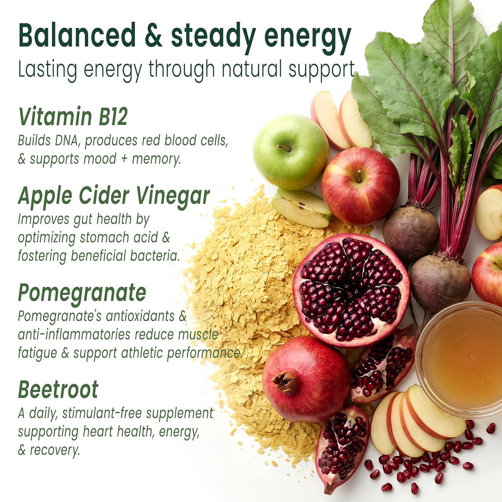 Organic Vitamin B12 gummies for energy