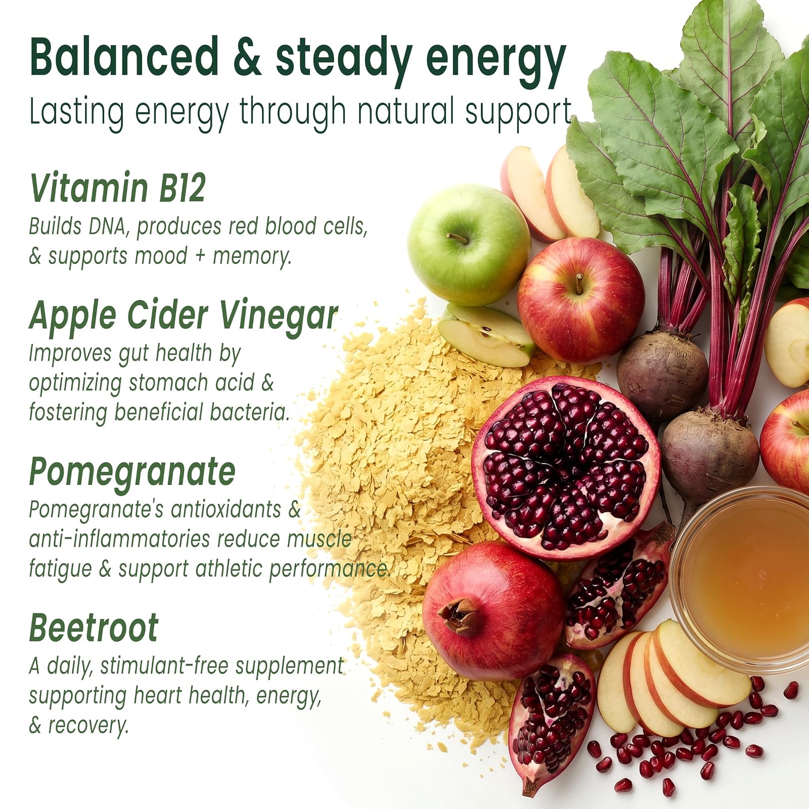 Organic Vitamin B12 gummies for energy
