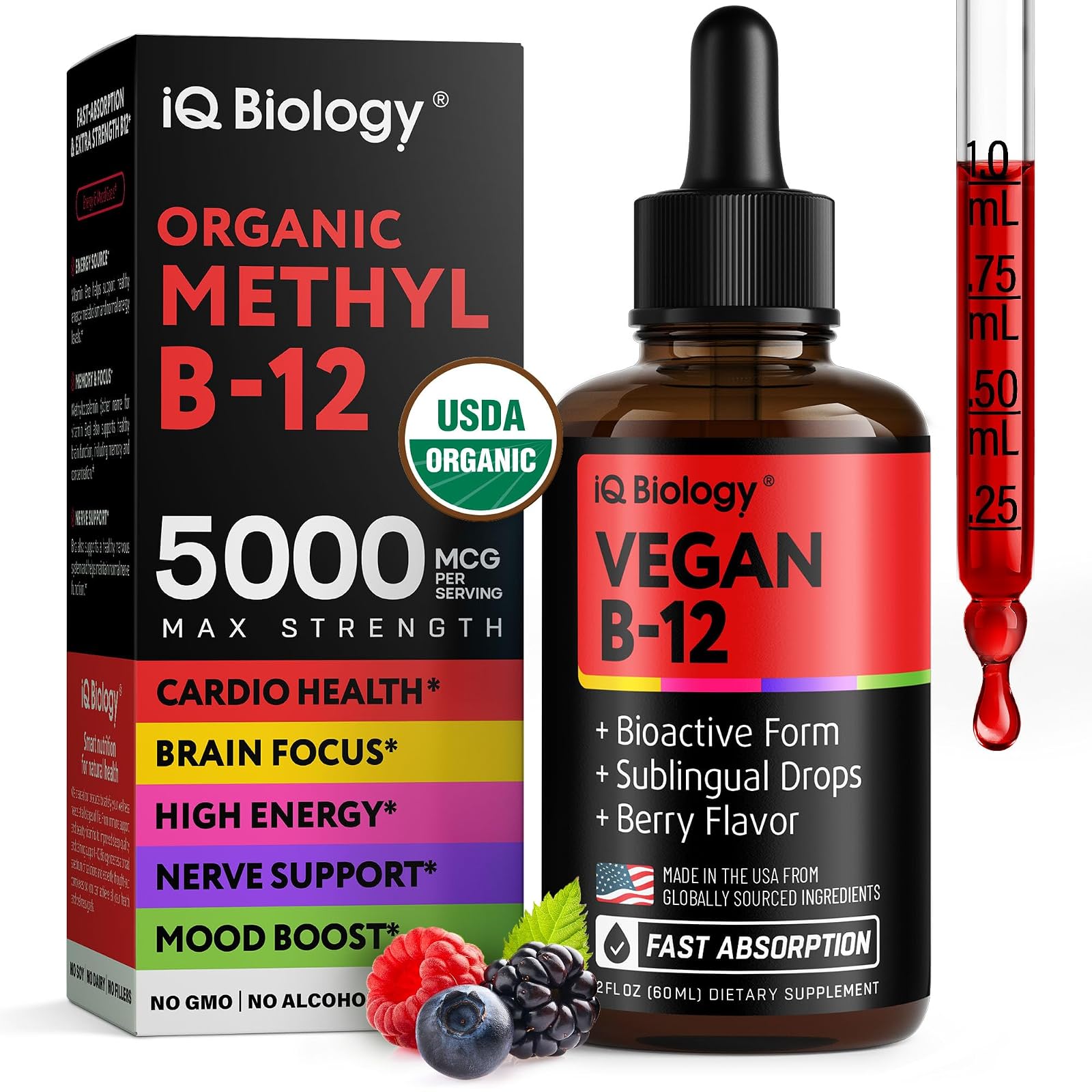 organic vitamin B12 liquid drops