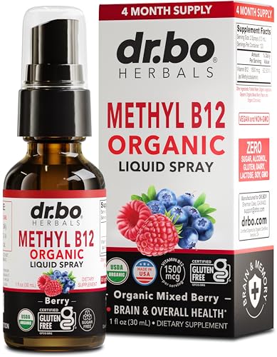 organic vitamin b12 liquid spray