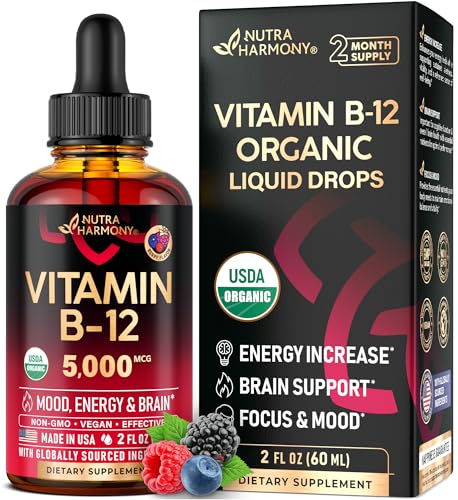 organic vitamin b12 sublingual drops