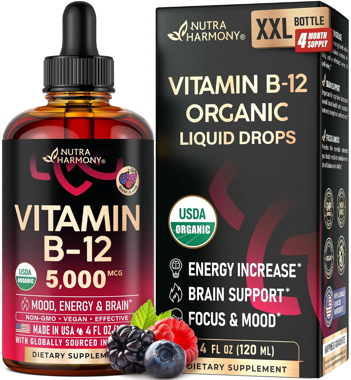 organic vitamin b12 sublingual drops