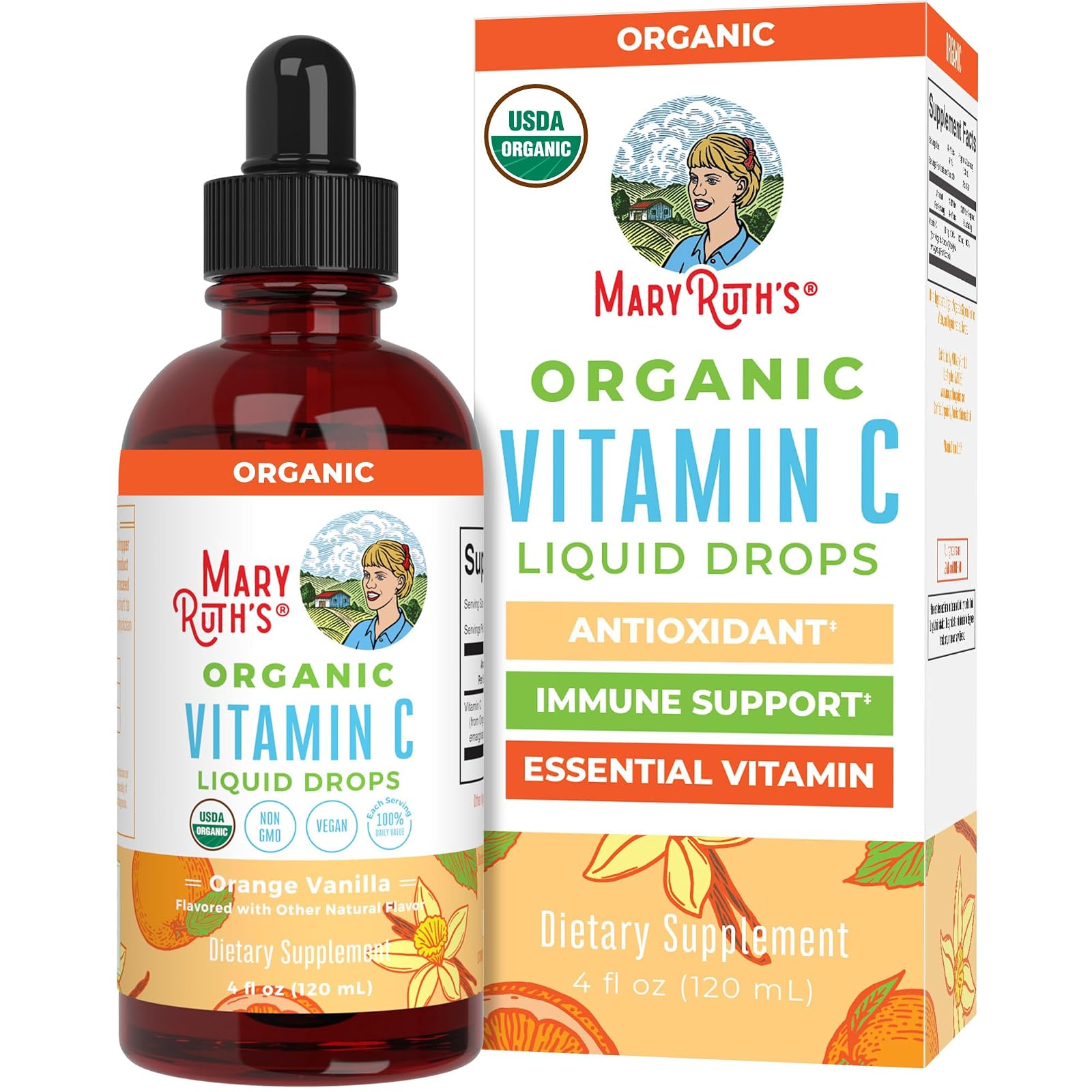 organic vitamin C liquid drops