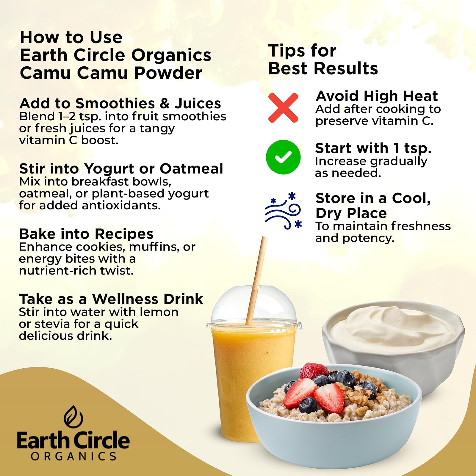 organic vitamin C supplement powder