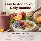 Organic vitamin C supplement powder
