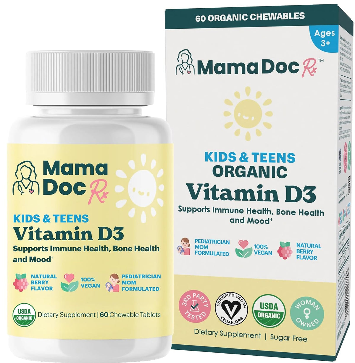 organic vitamin D chewables for kids