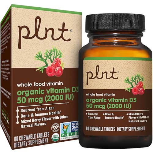 Organic Vitamin D3 chewable tablets