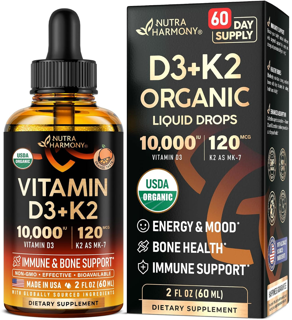organic vitamin D3 K2 drops
