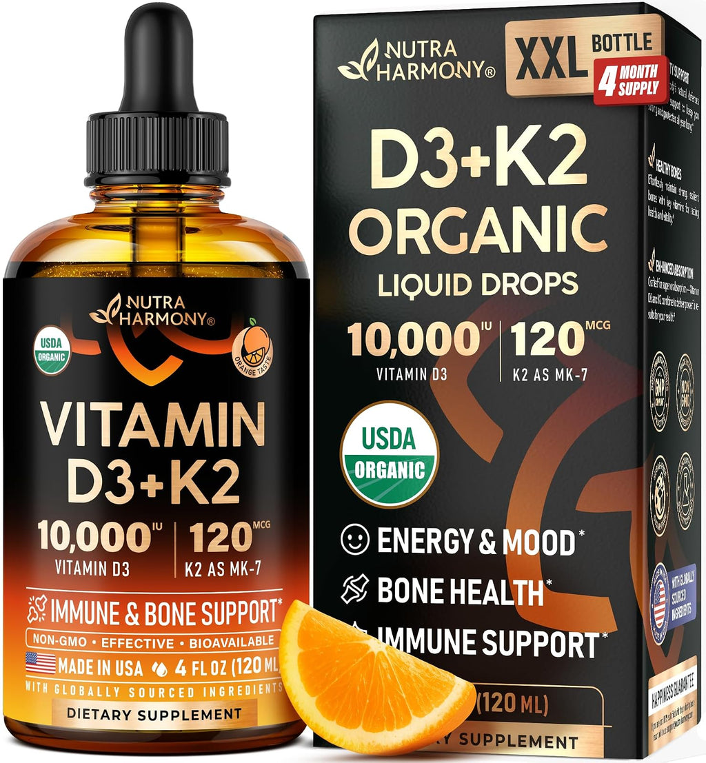 organic vitamin D3 K2 drops