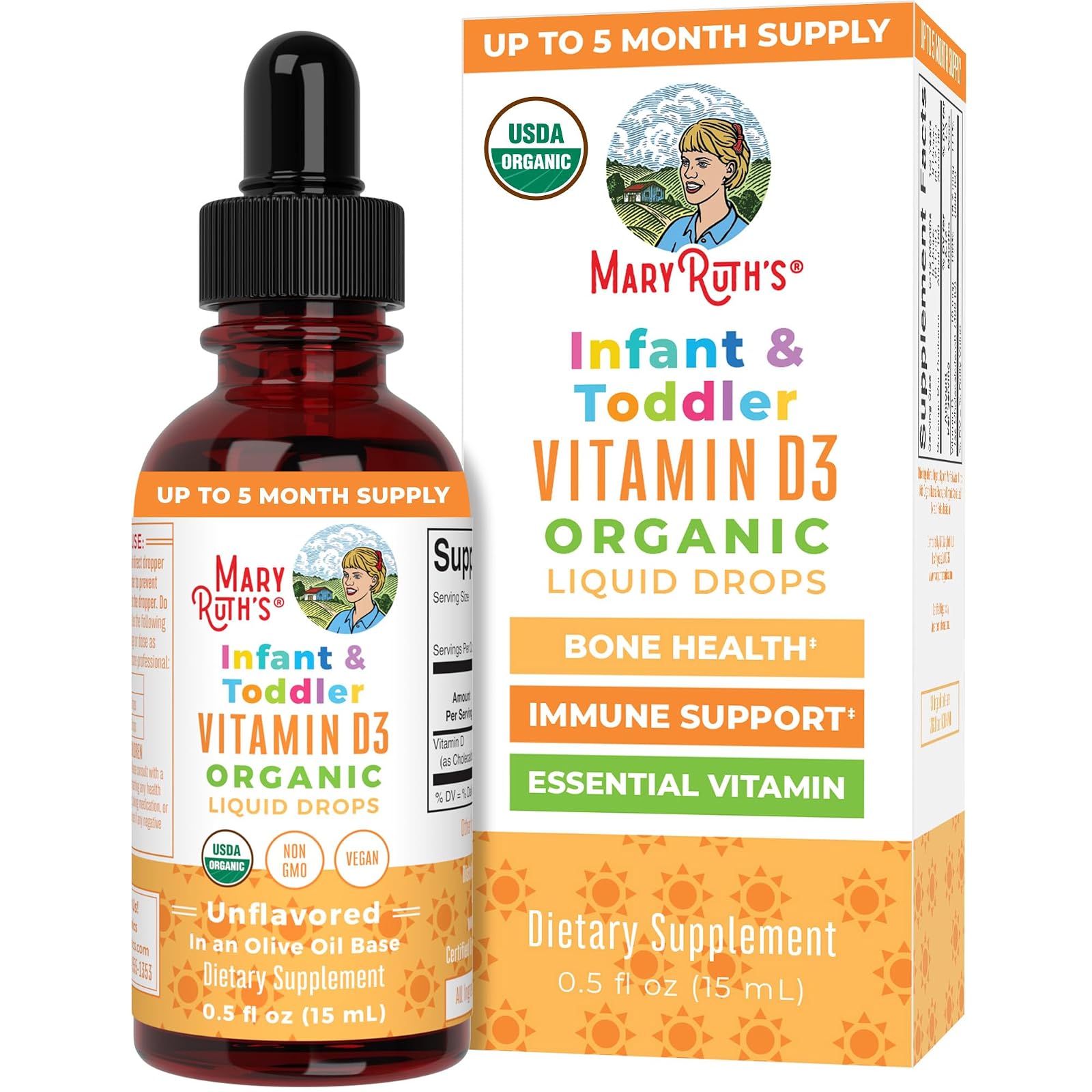organic vitamin D3 liquid drops