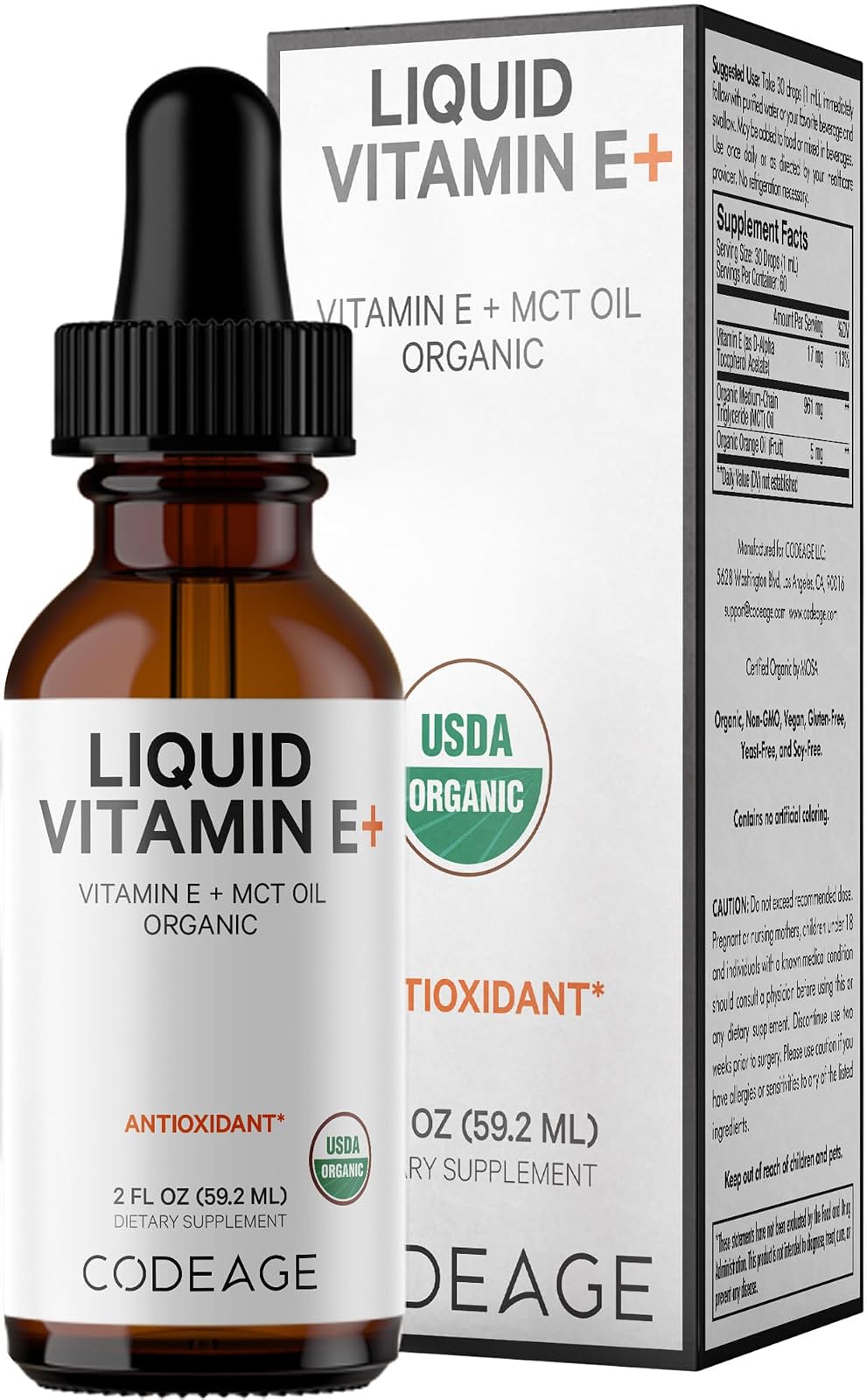 organic vitamin e liquid supplement