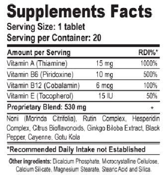 organic vitamins for improved blood flow