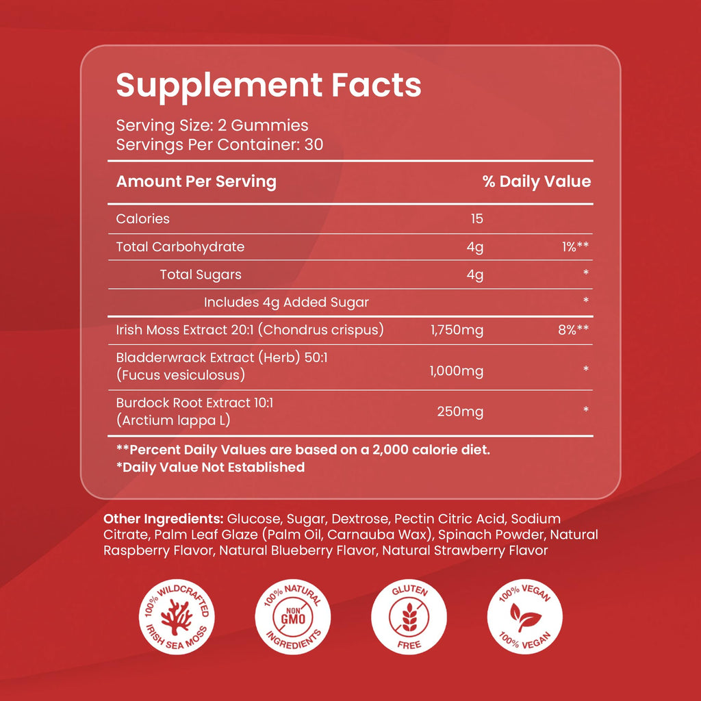 Organic vitamins for overall wellness