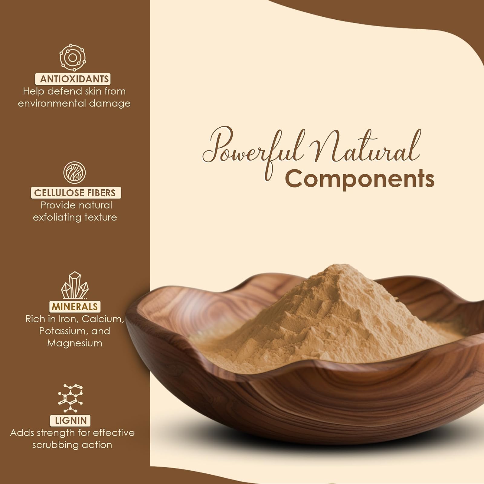 organic walnut shell powder for body care