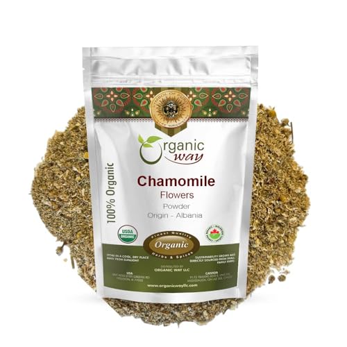 Organic Way chamomile flowers powder for relaxation