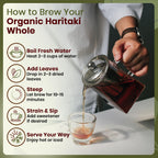 Organic Way Haritaki whole for stress relief