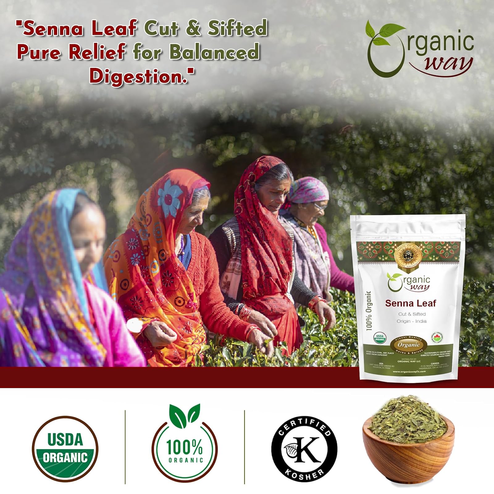 Organic way herbal tea selection