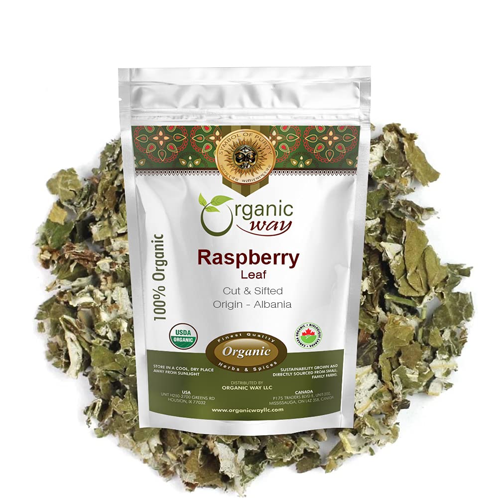 Organic Way raspberry leaf herbal tea