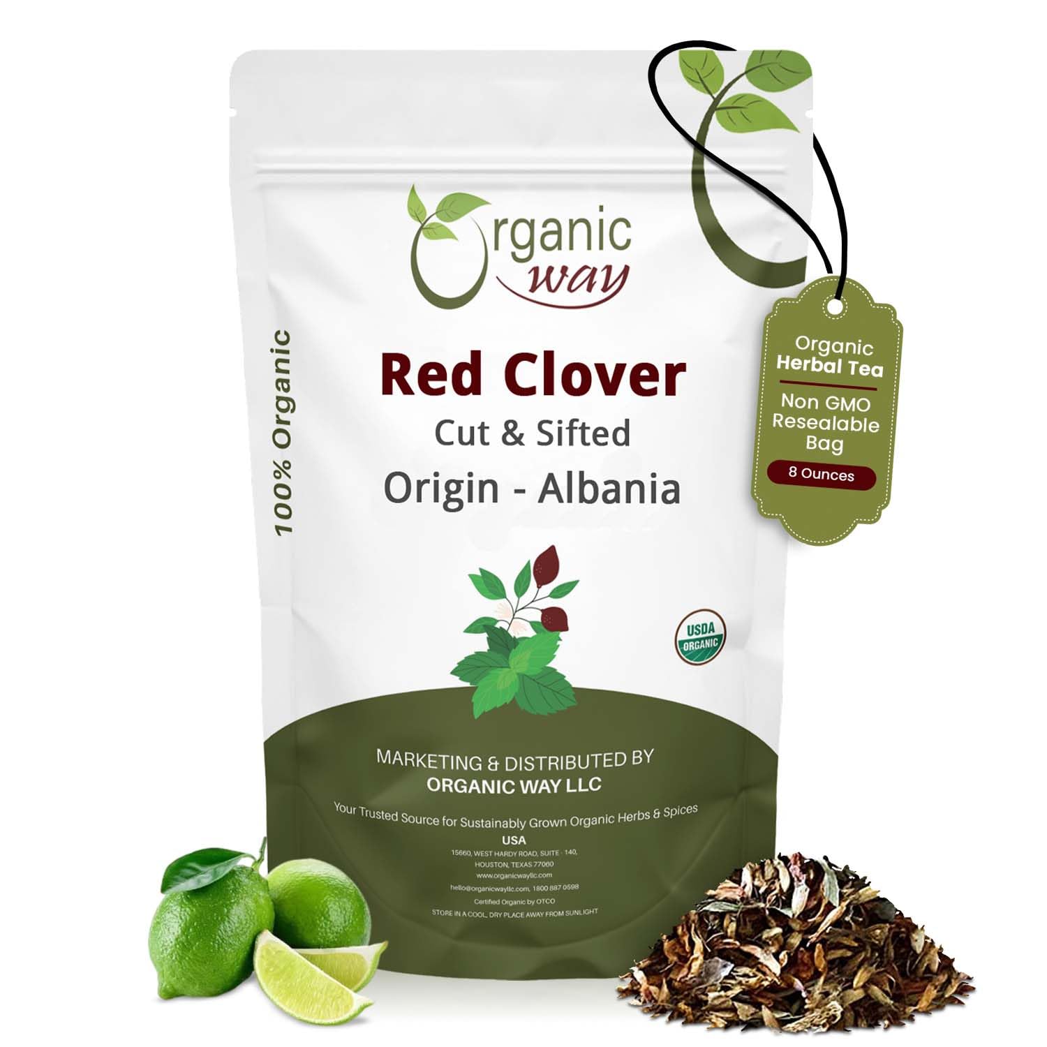 Organic Way red clover herbal tea