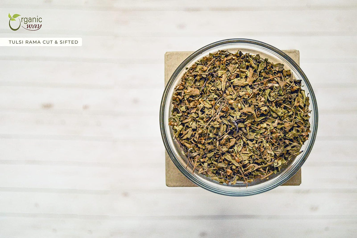 Organic Way Tulsi tea for relaxation