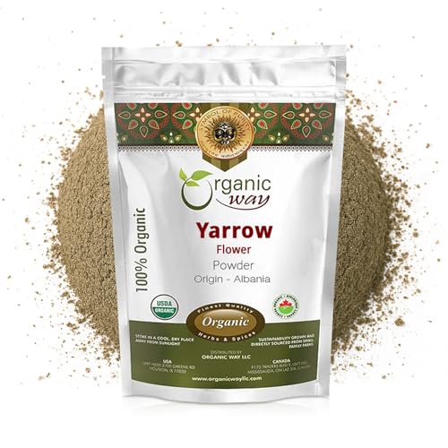 Organic Way yarrow flower herbal tea