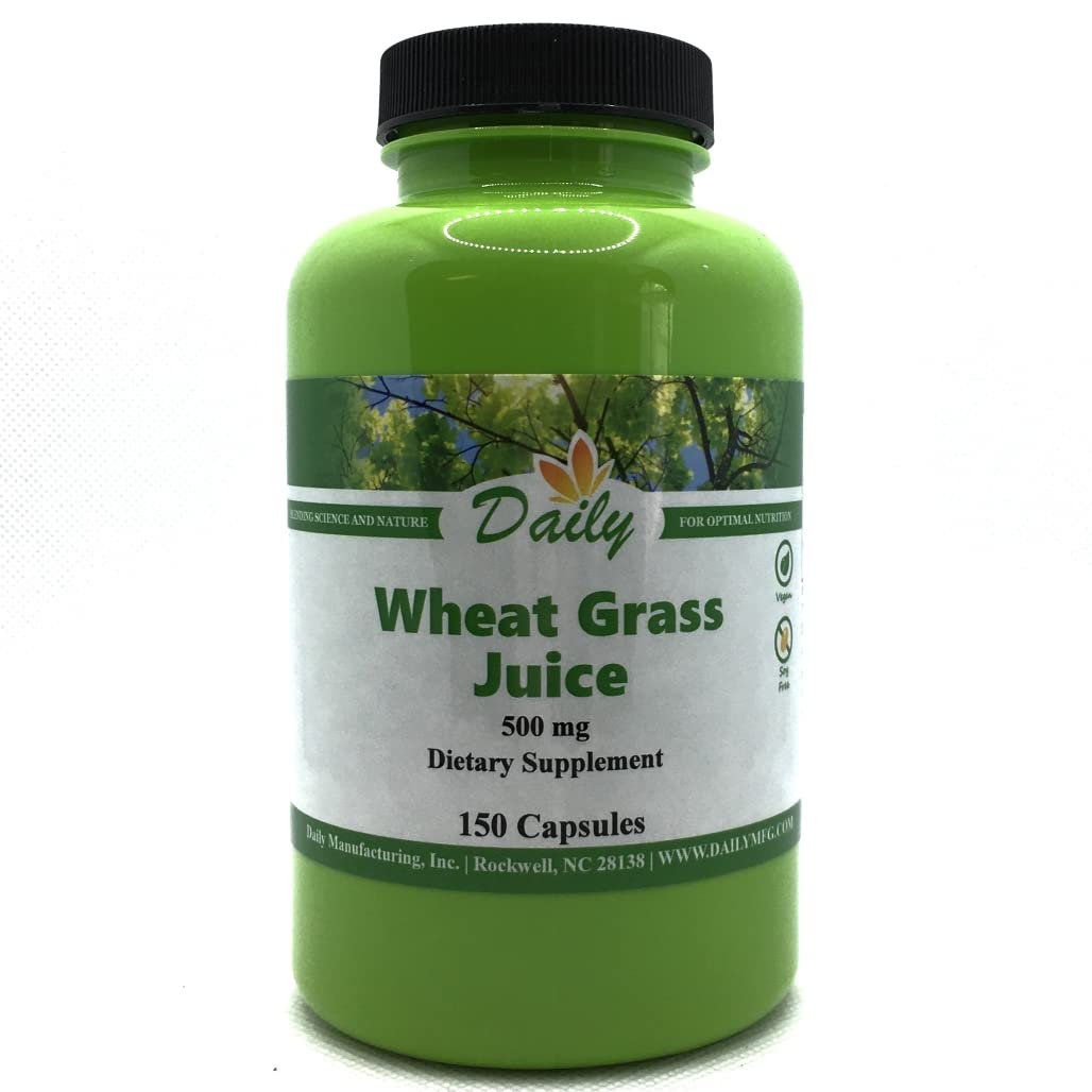 organic wheat grass juice capsules