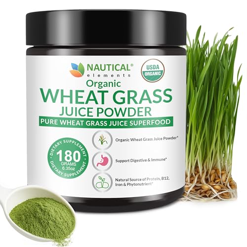 organic wheat grass juice powder
