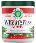 organic wheat grass juice shots