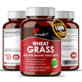 organic wheat grass powder capsules
