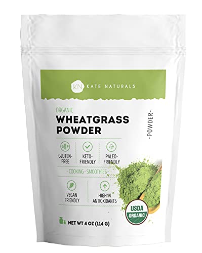 Organic wheat grass powder immune support