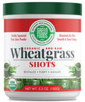 organic wheat grass shots