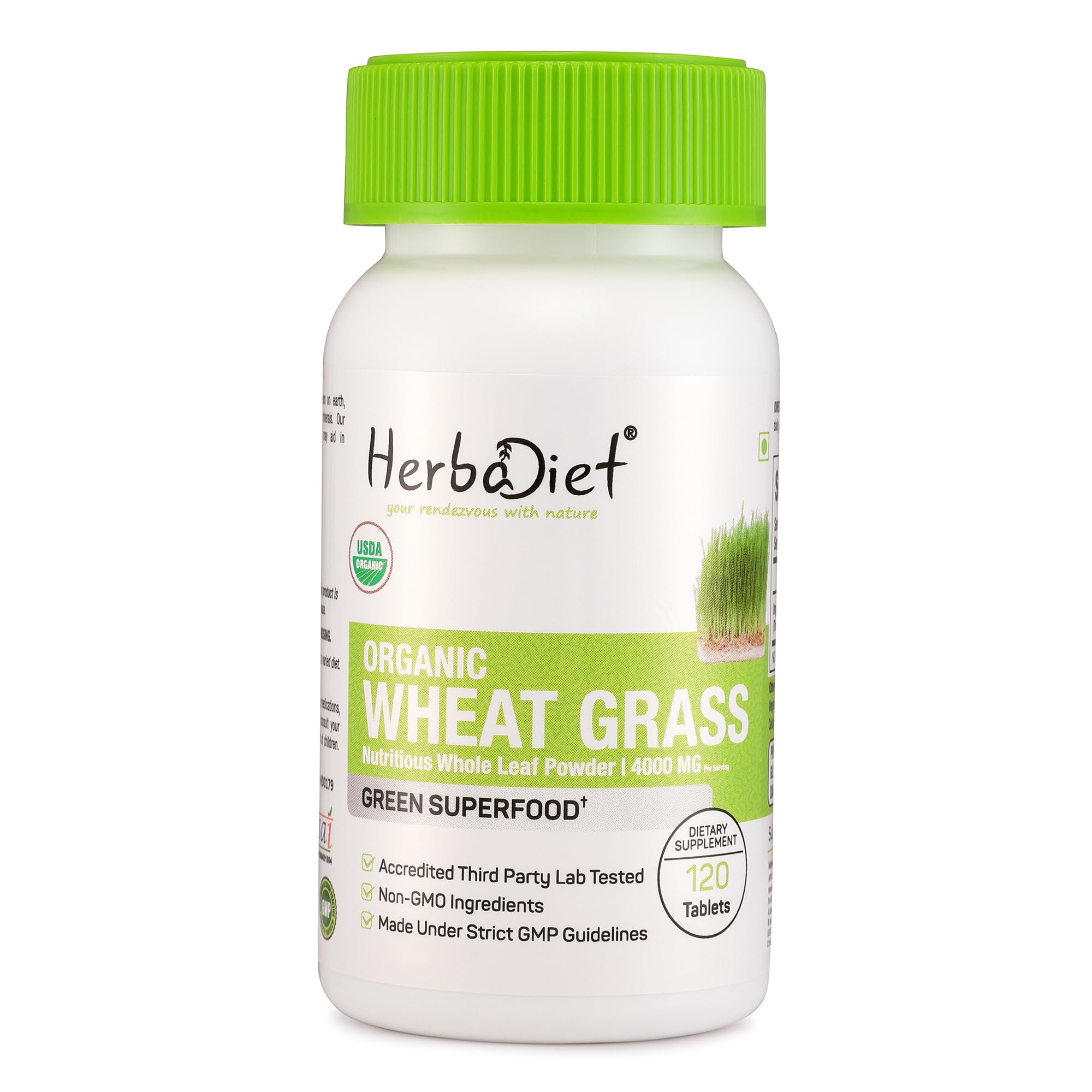 organic wheat grass tablets for energy