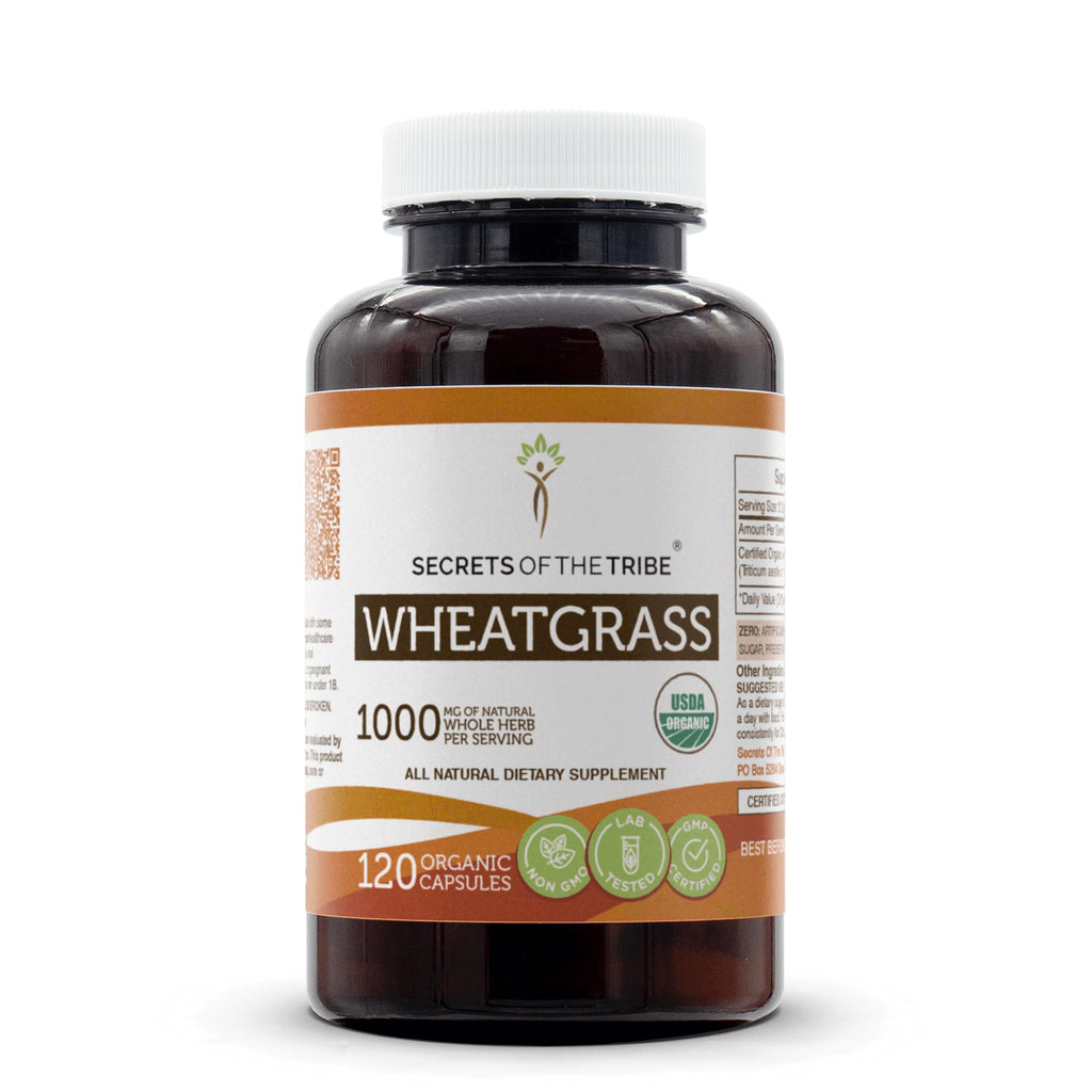 organic wheatgrass capsules for vitality