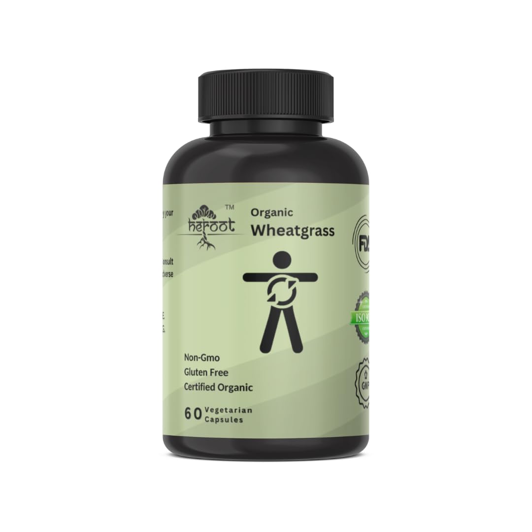 organic wheatgrass chlorophyll capsules