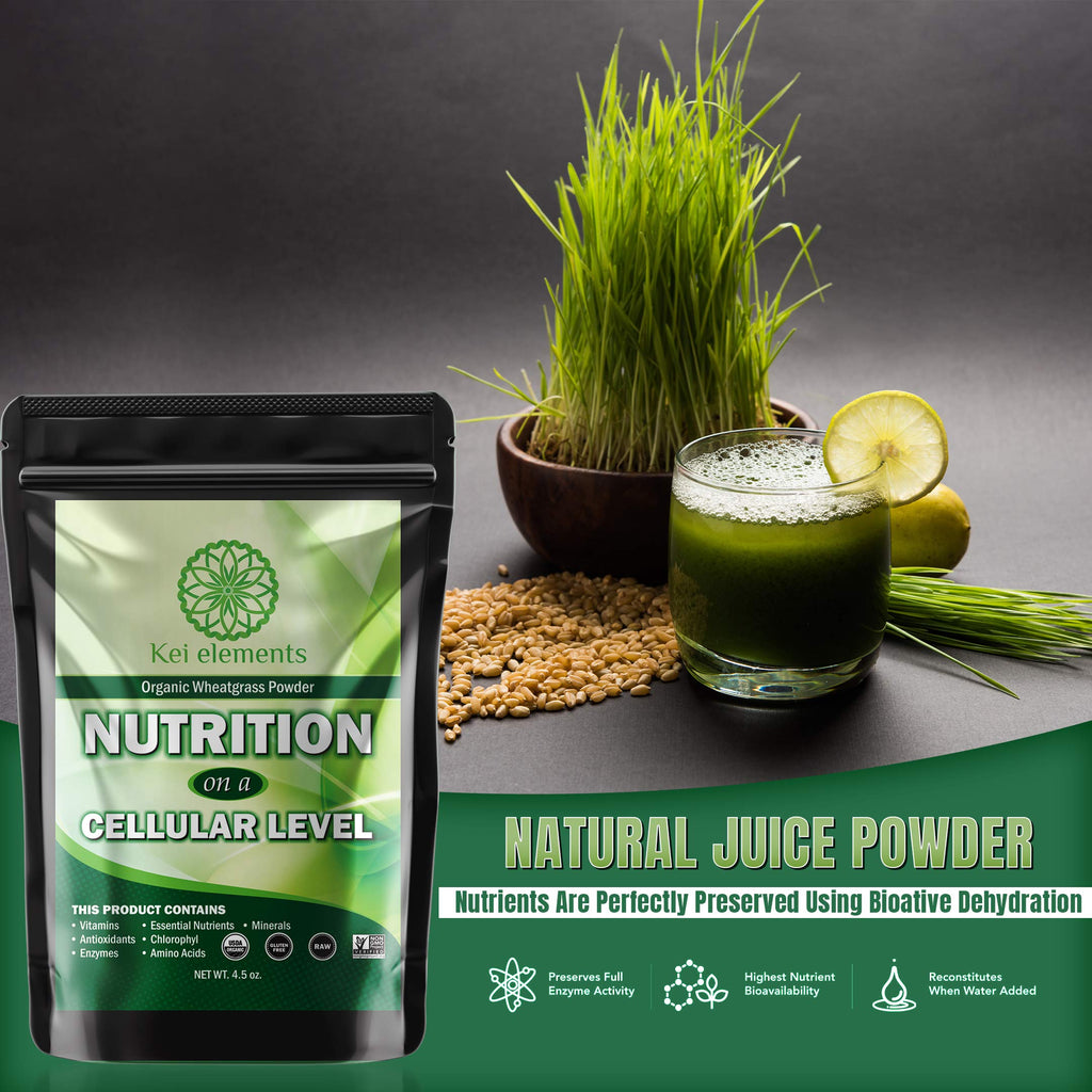 organic wheatgrass for daily nutrition