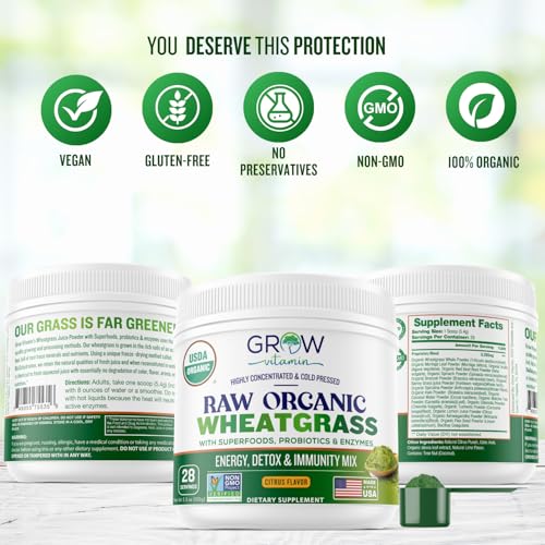 organic wheatgrass for vibrant health
