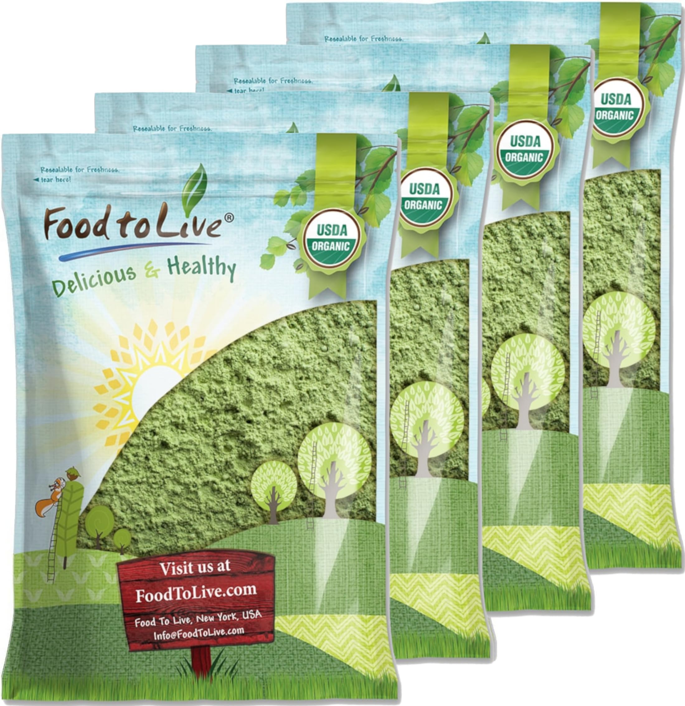 Organic wheatgrass powder for juicing