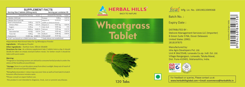 organic wheatgrass supplements for wellness