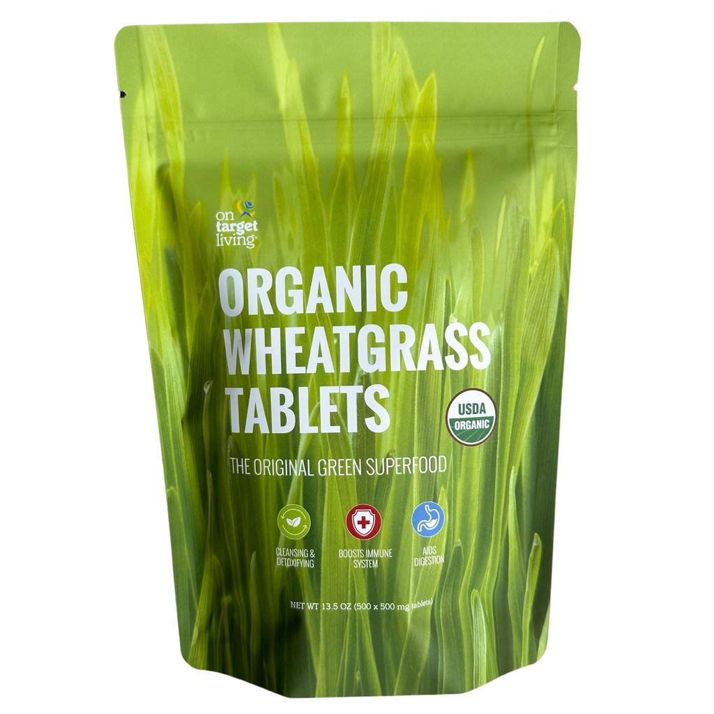 organic wheatgrass tablets for energy