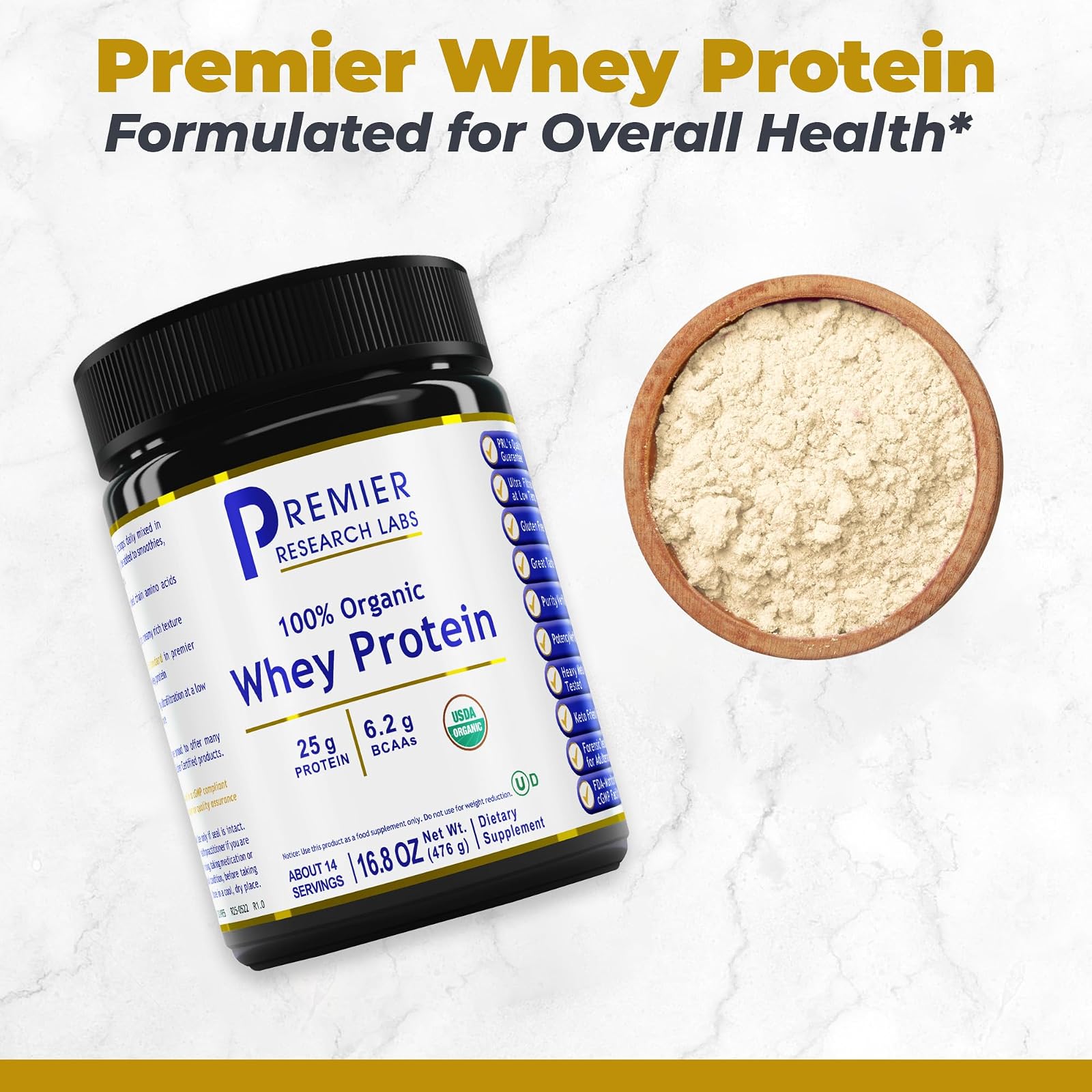 organic whey protein for muscle gain