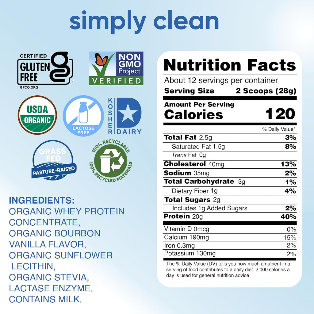 organic whey protein for muscle recovery