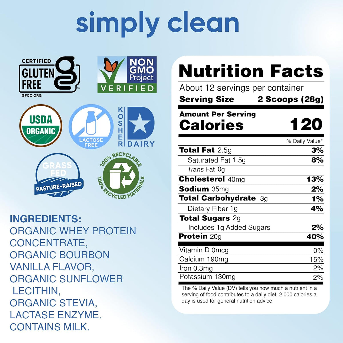 organic whey protein for muscle recovery